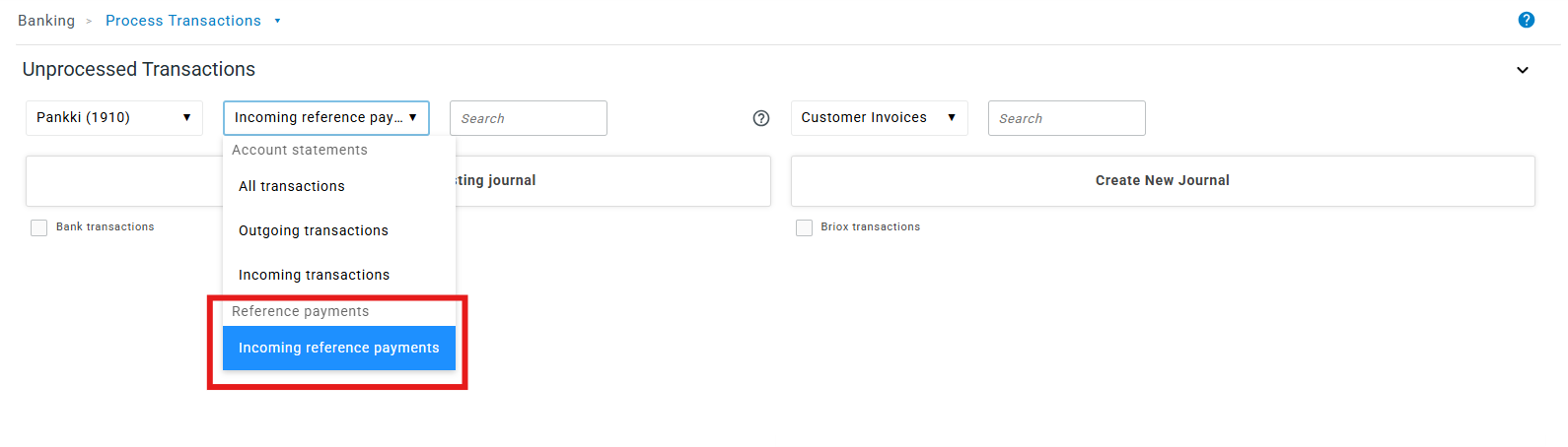 User rights for working with incoming reference payments – Briox Help ...
