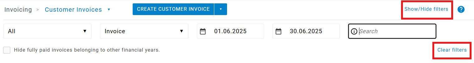 Period filter – Briox Help Centre